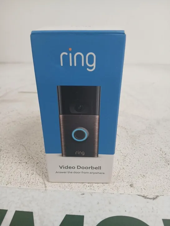 Lot 280: RING VIDEO DOORBELL – BOXED - 5741764 | Simon Charles Auctioneers