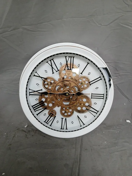 Lot 524: INDUSTRIAL CYBERPUNK DESIGN CLOCK INN WHITE - 5522292 | Simon ...