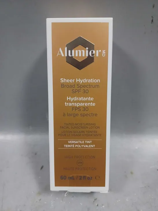 Lot 3082: ALUMIER MD SHEER HYDRATION BROAD SPECTRUM TINTED MOISTURIZING ...