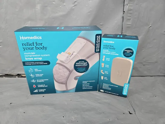 Lot 3580: BOXED HOMEDICS MODULAIR COMPRESSION SYSTEM KNEE WRAP (SR-CMK10H) - 5224239 | Simon ...