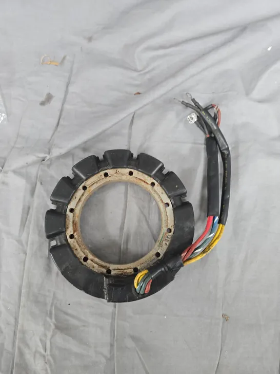 Lot 41: Vehicle electrical rotor/stator ring assembly with wiring ...
