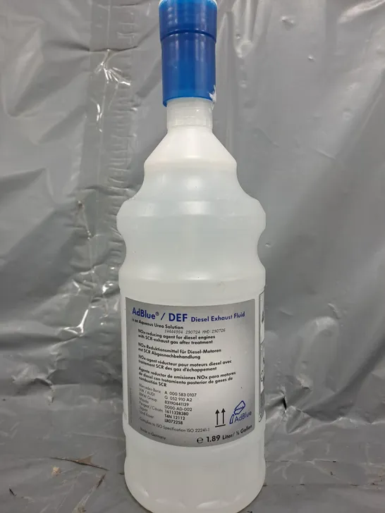 Lot 4849: ADBLUE DIESEL EXHAUST FLUID (1.89 LITRES) - 5223996 | Simon Charles Auctioneers