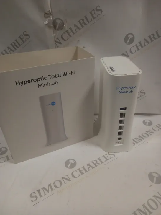 Lot 6860: BOXED HYPEROPTIC TOTAL WI-FI MINI HUB - 4534948 | Simon ...