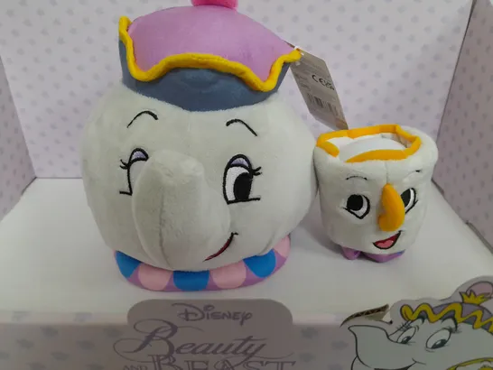 Lot 10016: BOXED BRAND NEW DISNEY BEAUTY & THE BEAST MR POTS & CHIP ...