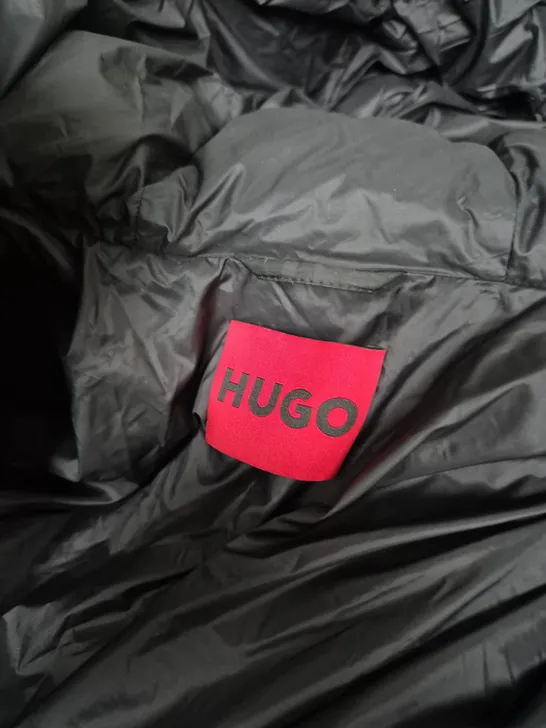 Lot 597: HUGO BLACK PUFFER JACKET WITH HOOD - 5361619 | Simon Charles ...