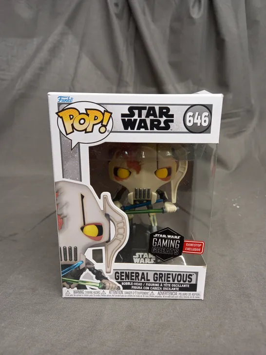 Lot 4229: POP! GENERAL GRIEVOUS BOBBLE-HEAD - 646 - 4783990 | Simon ...