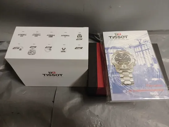 Lot 4070: TISSOT WATCH BOX CASE WITH BOOK - 4980524 | Simon Charles Auctioneers