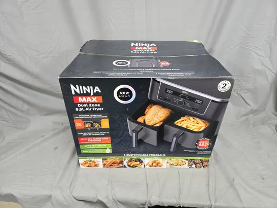 Lot 5755: BOXED NINJA MAX DUAL ZONE 9.5L AIR FRYER - 5494793 | Simon ...