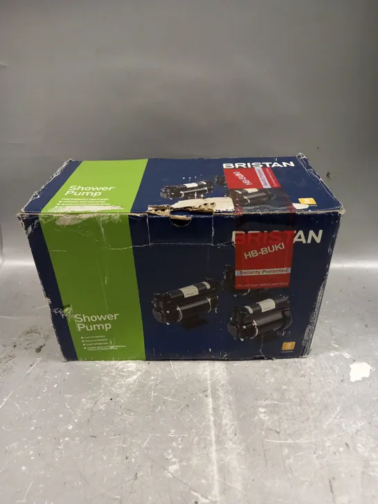 Lot 1203: BOXED BRISTAN SHOWER PUMP - 4926327 | Simon Charles Auctioneers