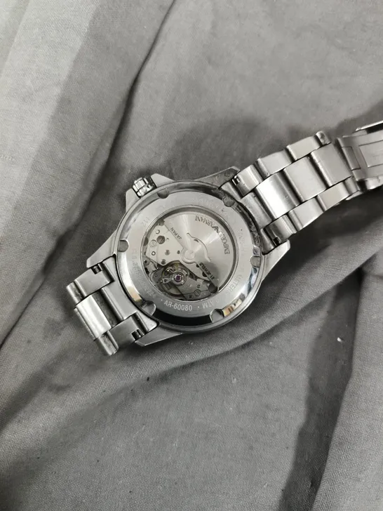 Lot 3294: BOXED EMPORIO ARMANI WATCH WITH GREEN FACE - 5419169 | Simon ...