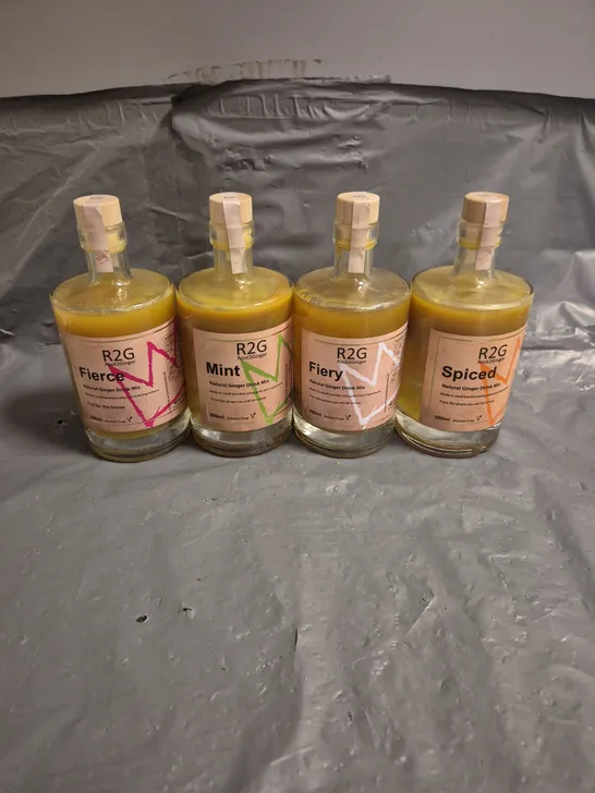 Lot 7215: ROOT2GINGER X4 ASSORTED GINER DRINK MIXES TO INCLUDE - SPICED ...