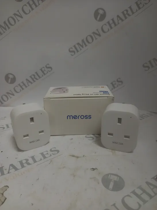 Lot 4327: BOXED MEROSS MSS110 SMART WIFI PLUG TWIN PACK - 4512474 ...