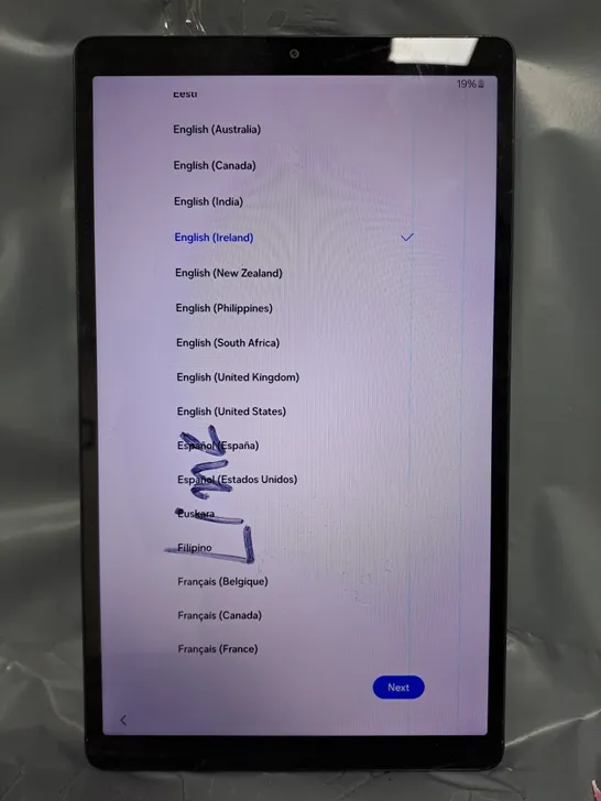 Lot 4802: GALAXY TAB A7 LITE TABLET - 5153601 | Simon Charles Auctioneers