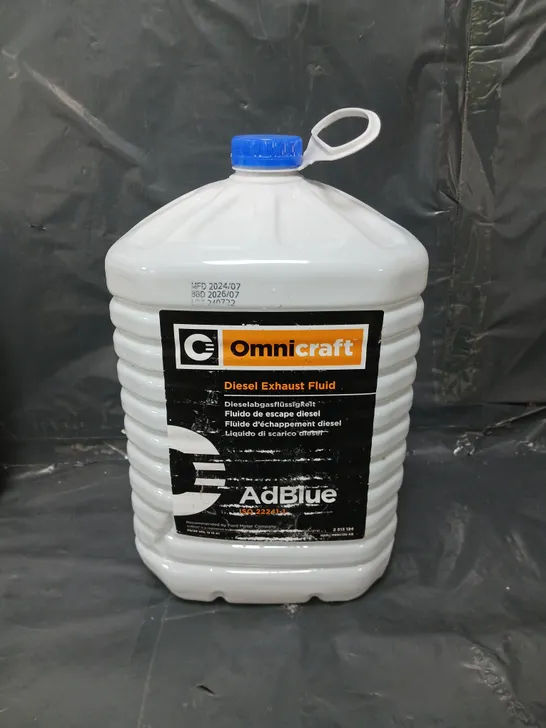 Lot 664: OMNICRAFT ADBLUE DIESEL EXHAUST FLUID - 5L - 4954737 | Simon Charles Auctioneers
