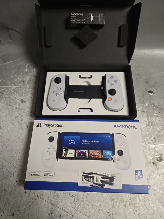 Lot 1030: BOXED PLAYSTATION BACKBONE LIGHTENING CONNECTOR ENCLOSURE ...
