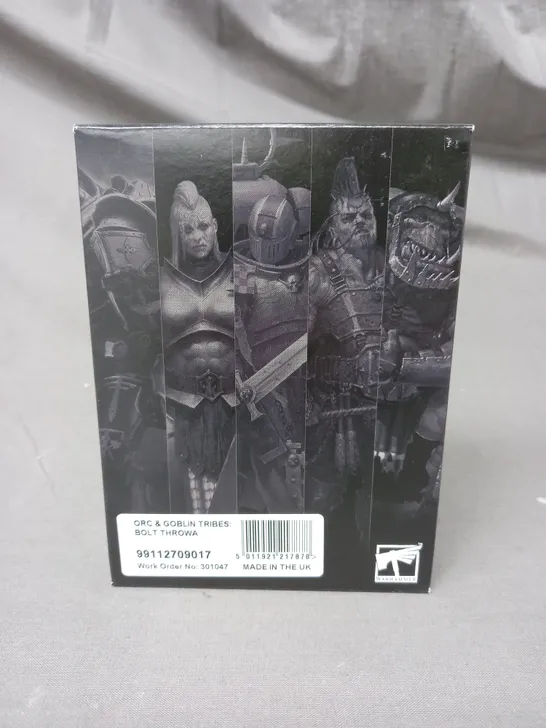 Lot 4028: BOXED WARHAMMER THE OLD WORLD ORC & GOBLIN TRIBES BOLT THROWA ...
