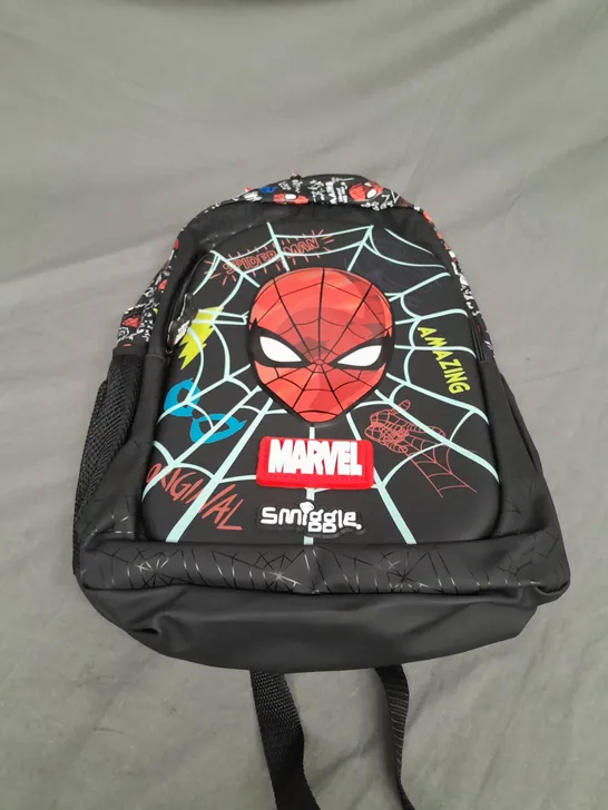 Lot 5624: SMIGGLE MARVEL SPIDERMAN BACKPACK IN BLACK MULTI - 5046417 ...