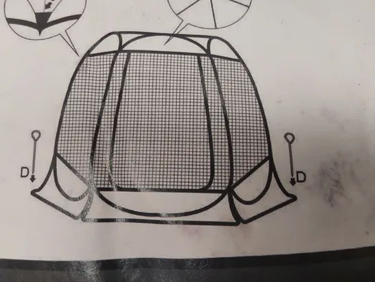 Lot 1799: BRAND NEW BOXED HOMES DIRECT 365 8 SIDED POP UP BUBBLE TENT ...