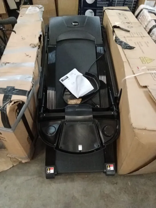 Lot 416: DYNAMIX T3000 LARGE LED DISPLAY FOLDABLE MOTORISED TREADMILL ...