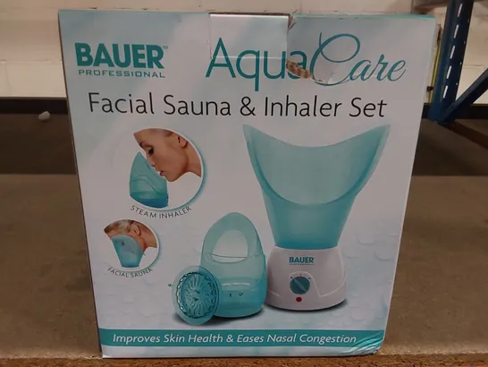 Lot 1316: BOXED BAUER AQUACARE FACIAL SAUNA & INHALER SET - 4979673 ...