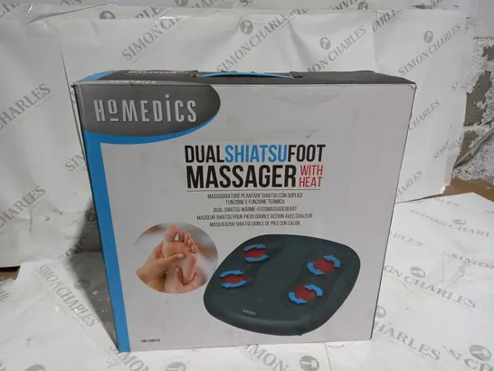 Lot 817 Boxed Homedics Dual Shiatsu Foot Massager With Heat Fms 230h Eu 4567059 Simon