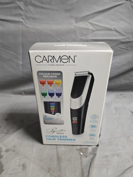 Lot 2249: CARMEN SIGNATURE SERIES CORDLESS HAIR TRIMMER - 5441928 ...