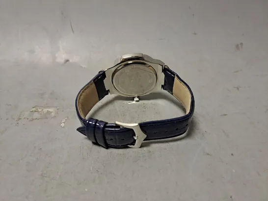 Lot 7302: FRANK SCHMIDT WATCH – TEXTURED DIAL WITH DATE – LEATHER STRAP ...