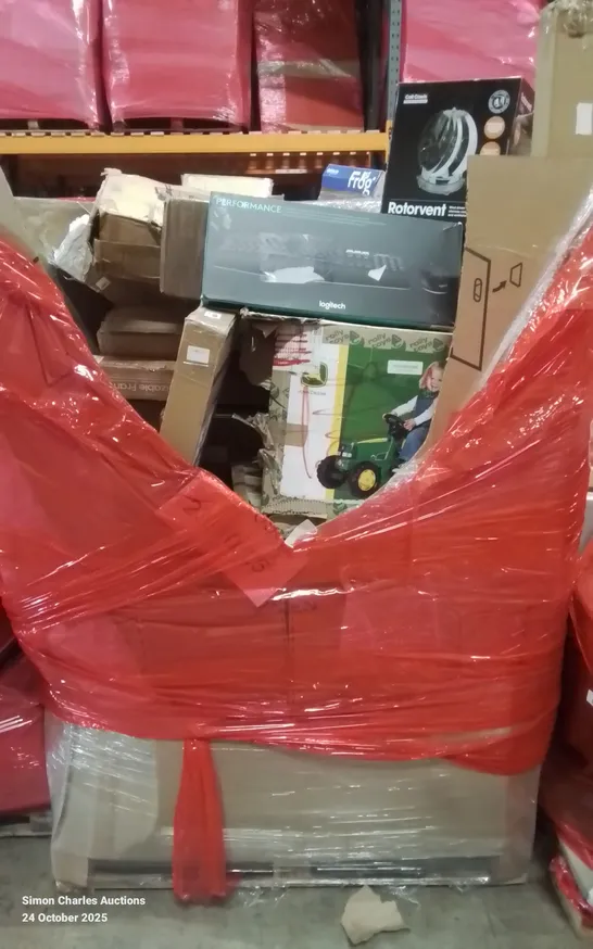 Lot 510: PALLET CONTAINING VARIOUS ASSORTED BOXED HOUSEHOLD ITEMS TO ...