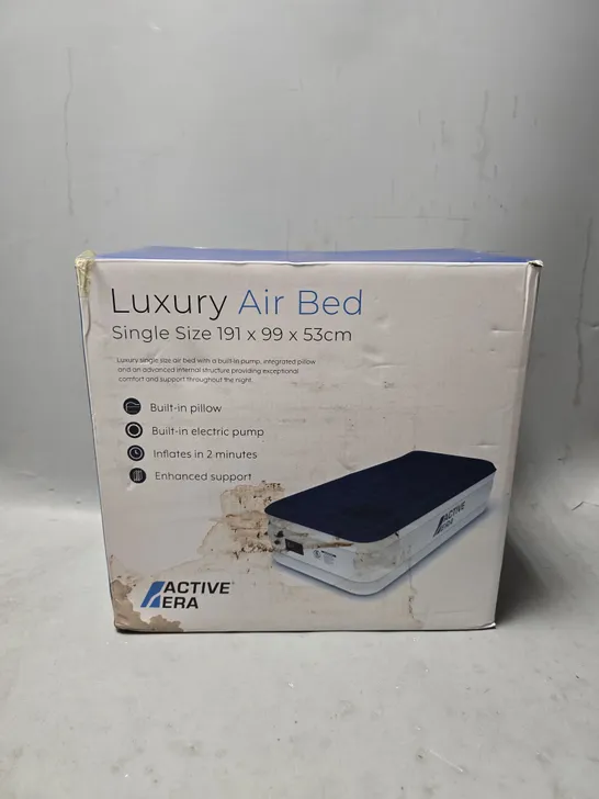 Lot 5081: BOXED ACTIVE ERA LUXURY AIR BED SINGLE SIZE - 191 X 99 X 53 ...