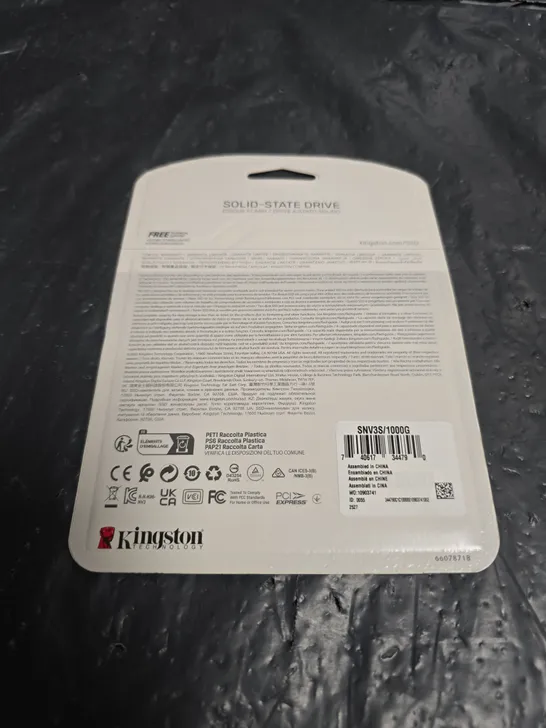 Lot 3033: KINGSTON NV3 1TB PCIE 4.0 NVME M.2 SSD – IN PACKAGING ...