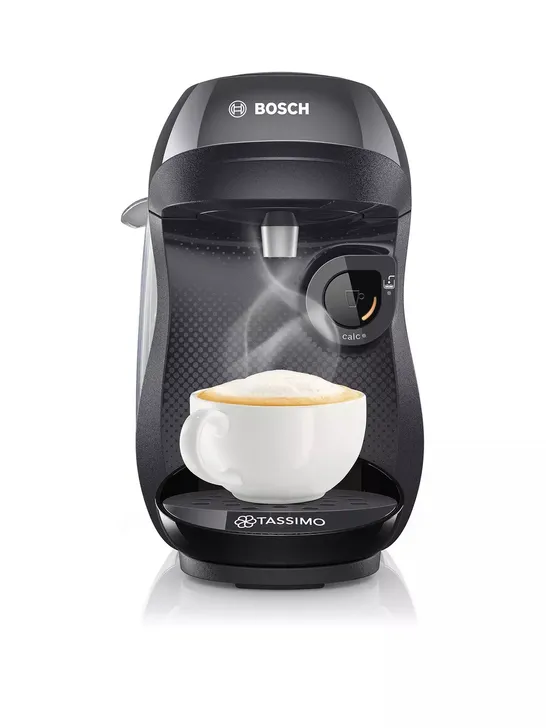 Lot 24: BOXED TASSIMO BY BOSCH HAPPY FRIENDLY POD COFFEE MACHINE WITH ...