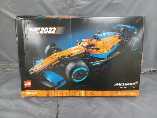 Lot 7149: BOXED LEGO TECHNIC MCLAREN FORMULA 1 RACE CAR 2022 (42141 ...