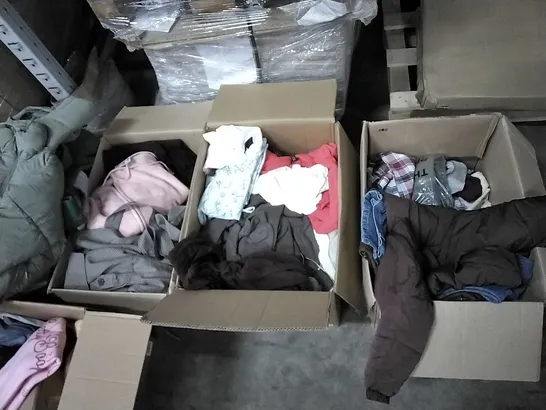 Lot 1000: PALLET CONTAINING 14 BOXES OF ASSORTED CLOTHING ITEMS TO ...