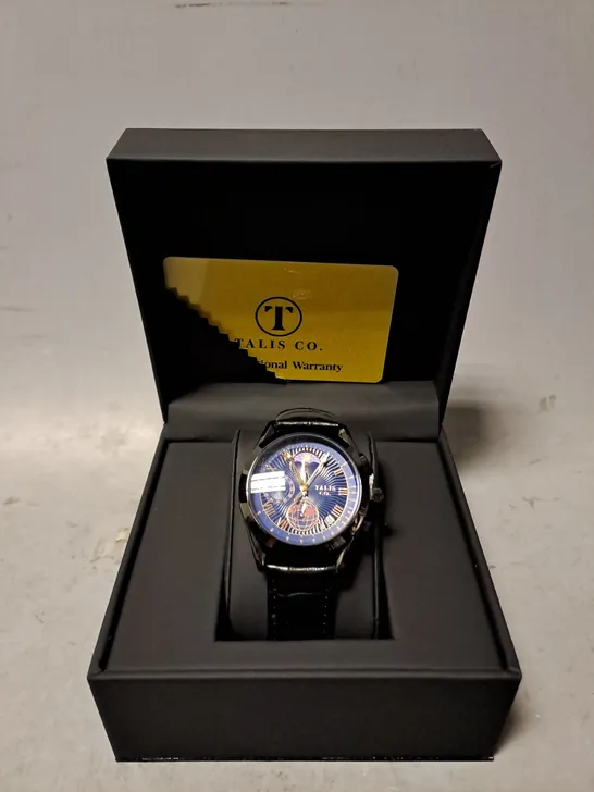Lot 7309: TALIS CO 7120 CHRONOGRAPH WATCH – MOON PHASE MOVEMENT ...