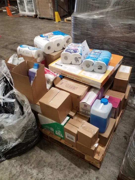 Lot 3000: PALLET CONTAINING ASSORTED CLEANING, HOUSEHOLD, CONSUMABLES ...