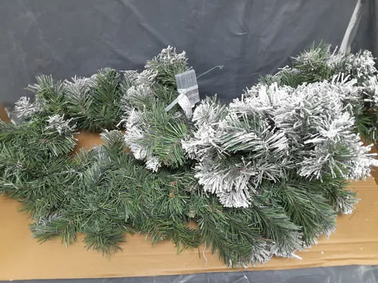 Lot 3040: BOXED PRELIT EMPEROR FLOCKED GARLAND (1 BOX) RRP £44.99 ...