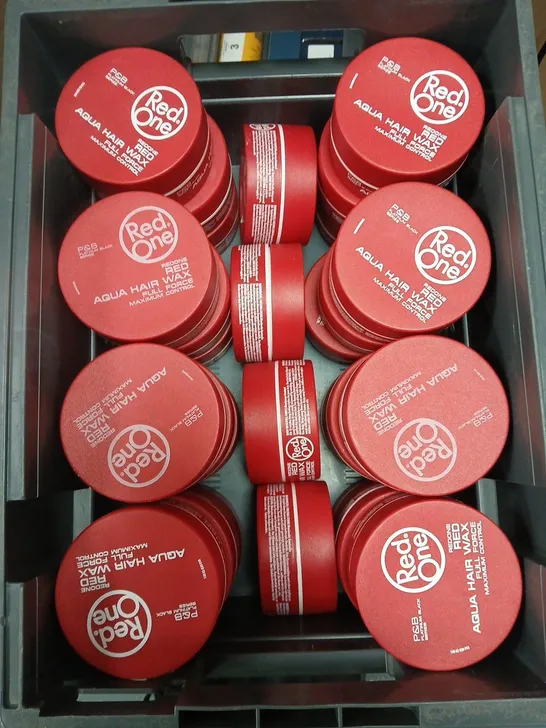 Lot 8: APPROXIMATELY 20 RED ONE HAIR WAX TUBS - 150ML - 5309204 | Simon ...
