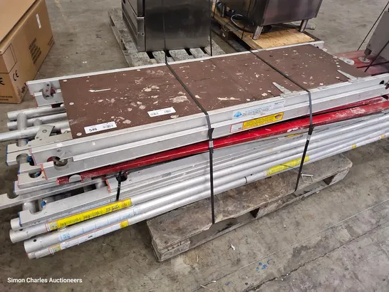 Lot 546: PALLET OF LOYAL SUPER ALUMINIUM DIY SCAFFOLDING TOWER PARTS ...