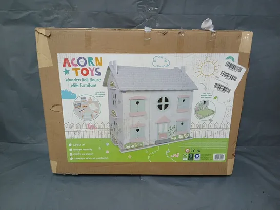 Lot 1002: BOXED ACORN WOODEN DOLLHOUSE WITH FURNITURE - 5195296 | Simon ...