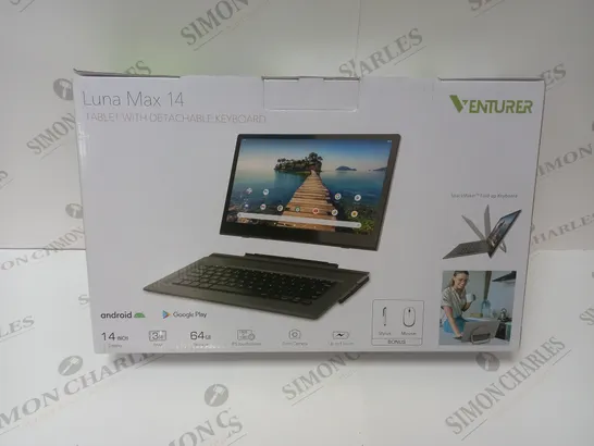 Lot 1021: BRAND NEW BOXED VENTURER LUNA MAX 14 64GB 14" HD TABLET ...