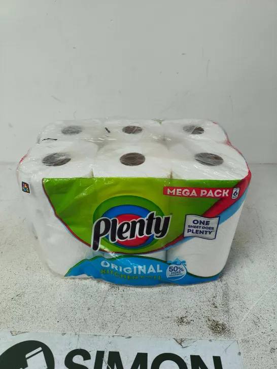 Lot 3294: PLENTY ORIGINAL KITCHEN ROLL – MEGA PACK, 6 ROLLS - 5760452 ...