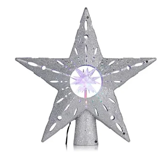 Lot 7735: SANTA EXPRESS STAR ROTATING TREE TOPPER - 5470116 | Simon ...