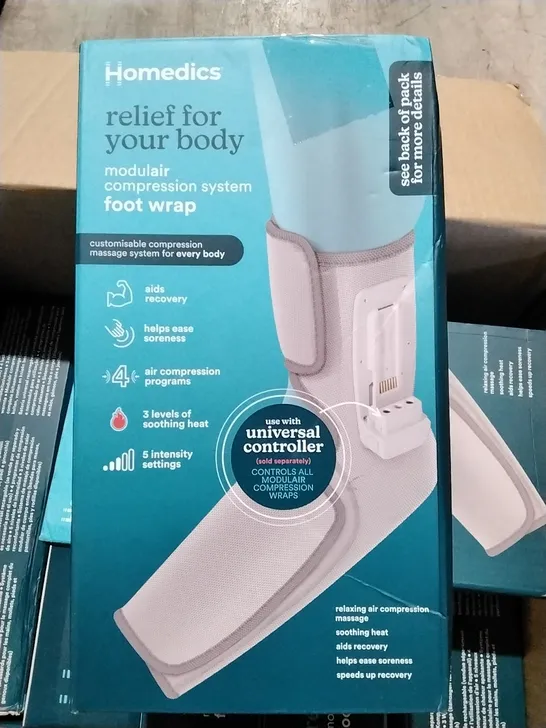 Lot 11045: LOT OF APPROXIMATELY 25 BOXED HOMEDICS COMPRESSION SYSTEM ...