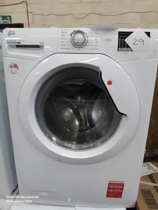 Lot 29: HOOVER H-WASH 300 FREE STANDING WASHING MACHINE - UNPROCESSED ...