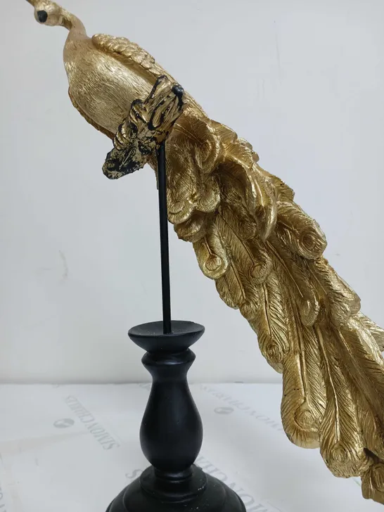 Lot 411: BOXED ALISON CORK GOLD PEACOCK DECOR - 4633372 | Simon Charles ...