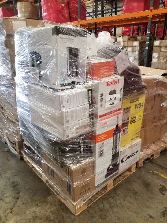 Lot 124: PALLET OF APPROXIMATELY 32 UNPROCESSED RAW RETURN HOUSEHOLD ...
