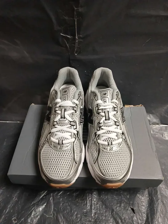 Lot 691: BOXED PAIR OF NEW BALANCE RUNNING SHOES – GREY MESH - UK SIZE ...