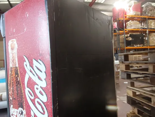 Lot 13: TRUE JDM-35 COMMERCIAL COCA-COLA BRANDED DRINKS DISPLAY FRIDGE ...