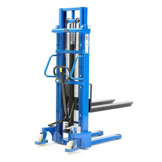 Lot 1524: MANUAL STACKER RAISE 1000 KG LOAD, 2500 MM LIFT HEIGHT ...