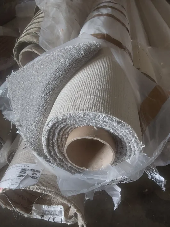 Lot 193: ROLL OF QUALITY EC FREEDOM XTRA FLINT CARPET // SIZE: APPROX 5 ...